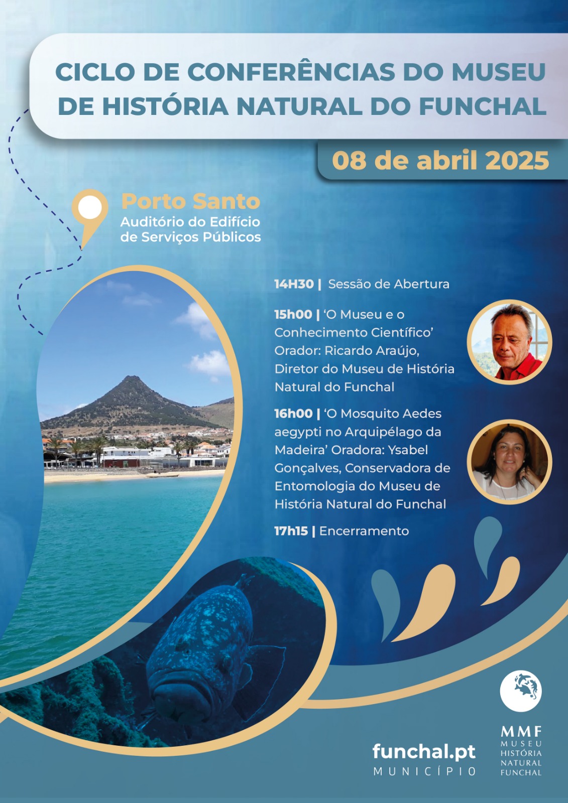 CICLO DE CONFERÊNCIAS DO MUSEU DE HISTÓRIA NATURAL DO FUNCHAL | Município